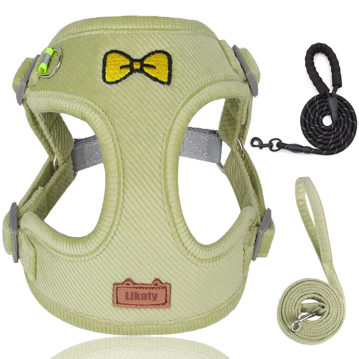 No Pull Dog Harness, Upgraded Reflective Adjustable Dog Vest Harness ...