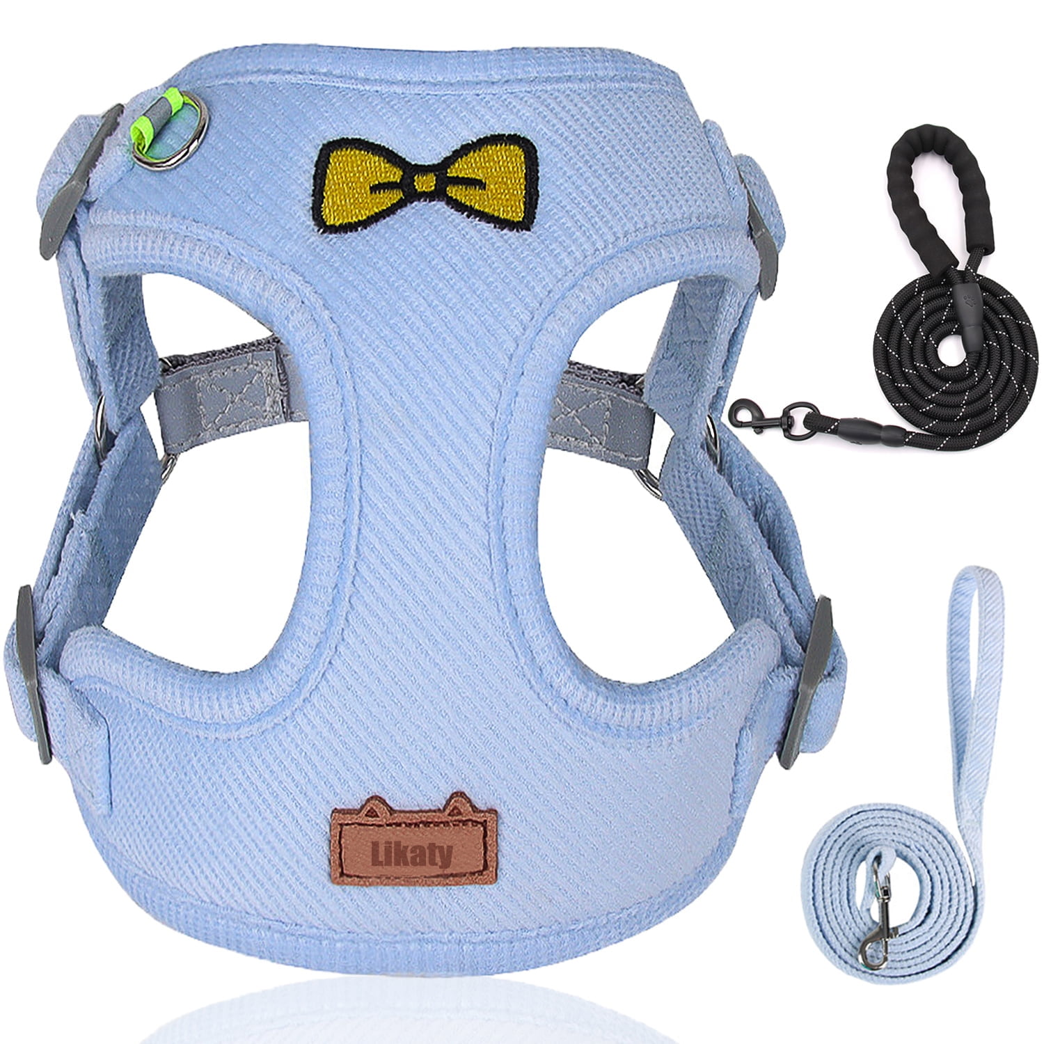 No Pull Dog Harness, Upgraded Reflective Adjustable Dog Vest Harness ...