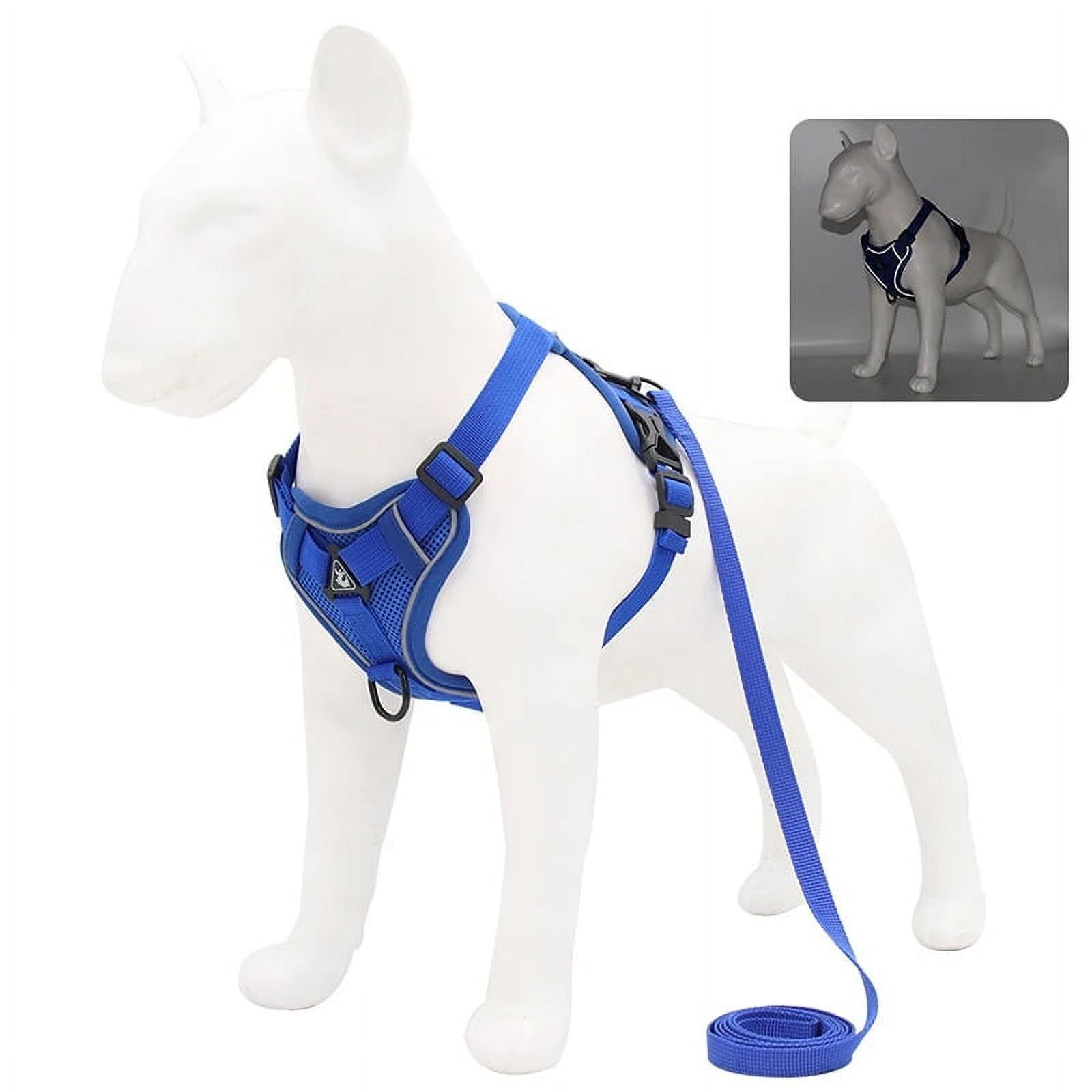 No Pull Dog Harness and Leash Set Adjustable Pet Harness Vest For Small ...