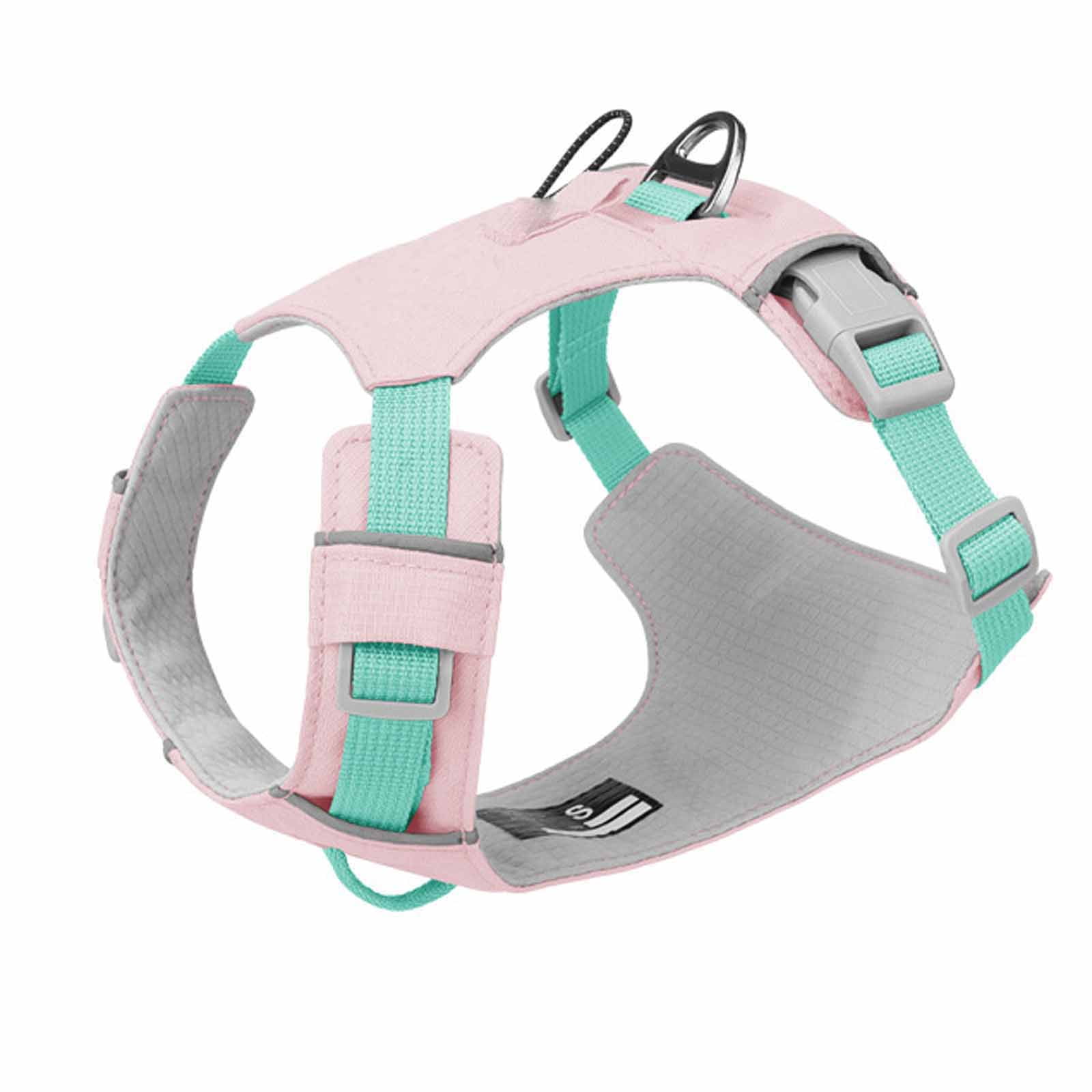 No-Pull Dog Harness for Walking, Color Block Design Padded Vest with ...