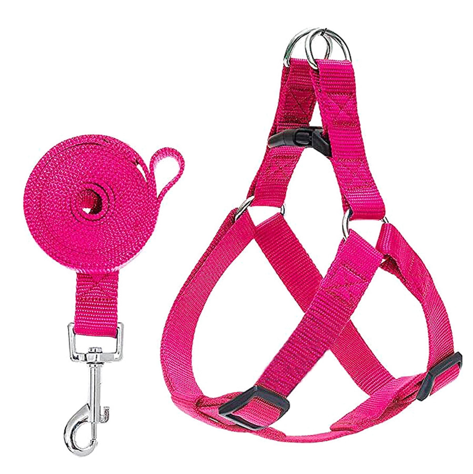 No Pull Dog Pet Harnesses Collars Leashes Step in Basic Puppy Walking ...