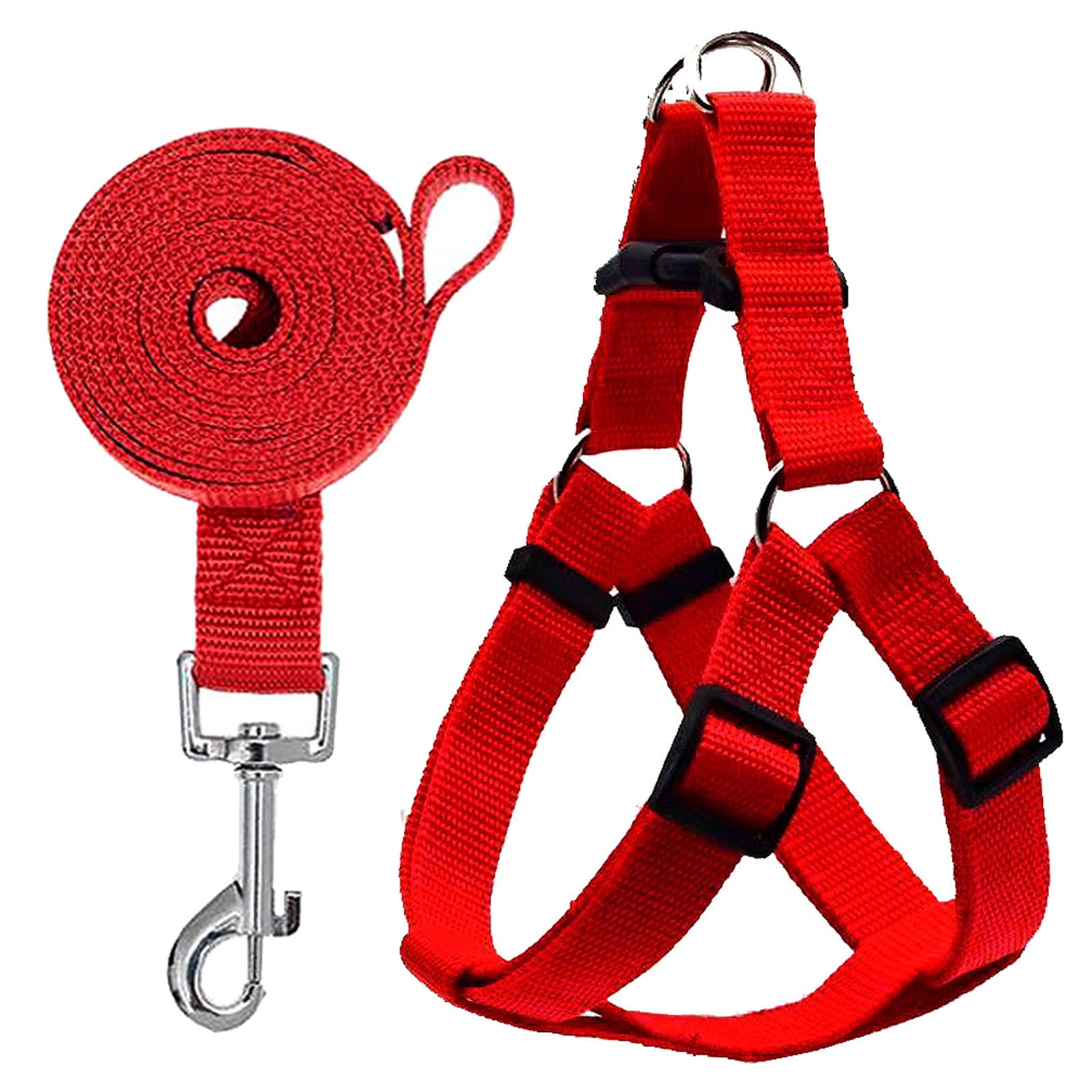 No Pull Dog Pet Harnesses Collars Leashes Step in Basic Puppy Walking ...