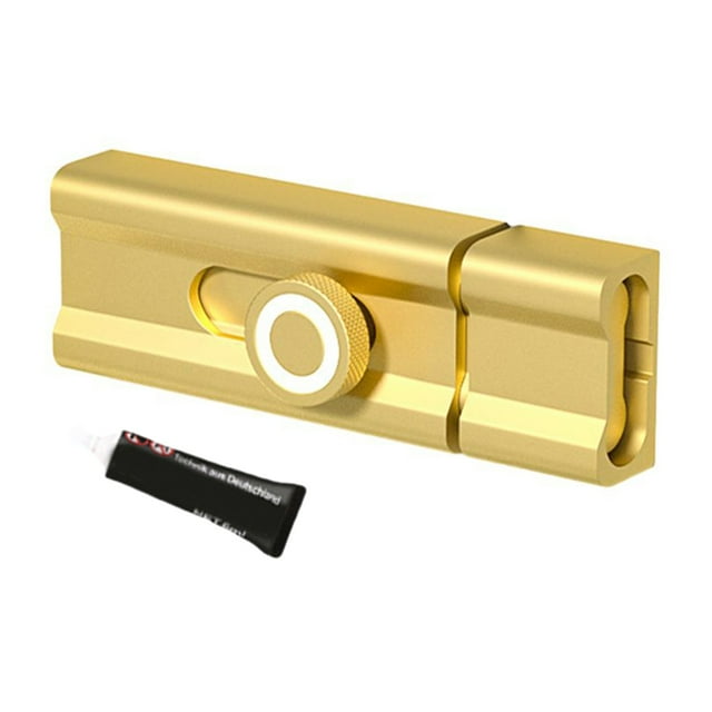 No-Punch Latch Lock Adhesive Latch Surface-Mounted Door Latch - Walmart.com