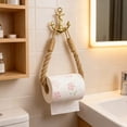 No Punching Retro Sea Sailing Anchor Jute Towel Rack - Eco-Friendly ...