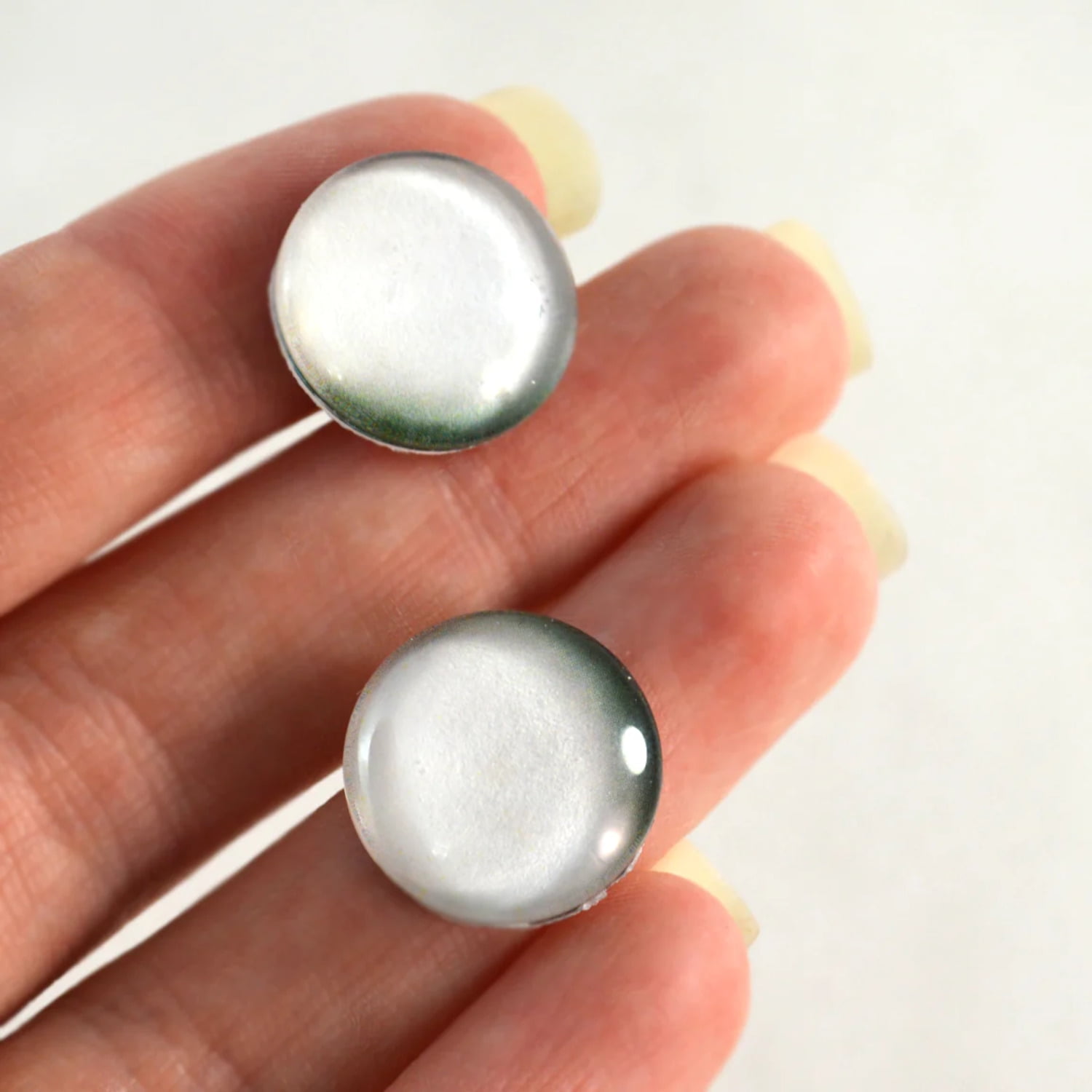 No Pupil Blank White Zombie Glass Eyes - Walmart.com