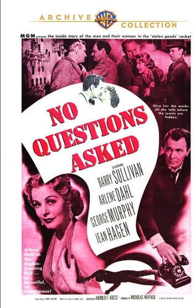 No Questions Asked (DVD), Warner Archives, Mystery & Suspense - Walmart.com