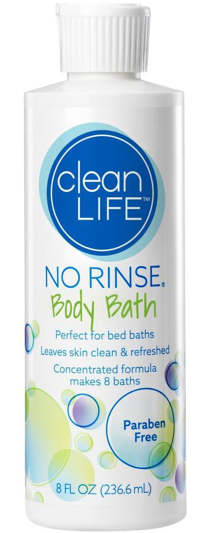 No Rinse Body Bath, Concentrated, Scented, Liquid, pH Balanced, 8 Oz ...