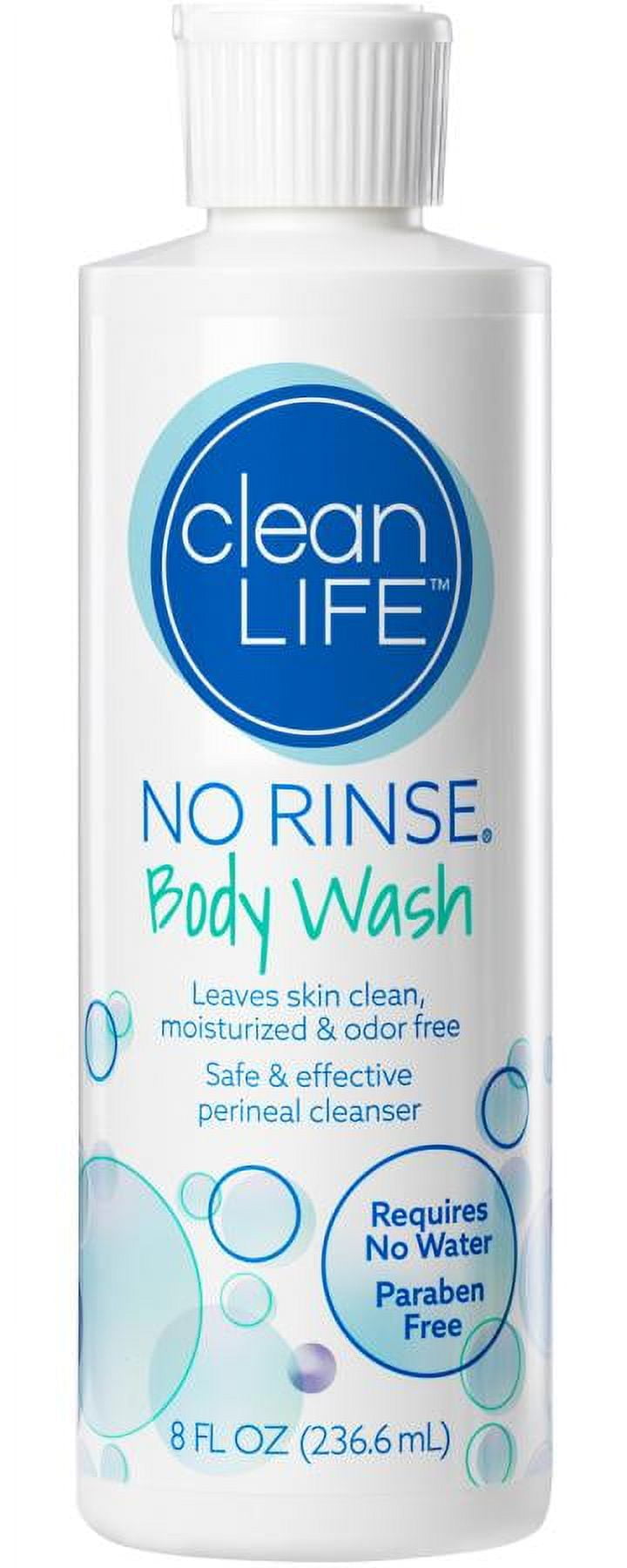 No-Rinse Body Wash, Lightly Scented, 8 Oz. Bottle, 2 Count - Walmart.com