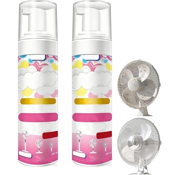 No-Rinse Fan Cleaner Spray, Powerful Fast-Acting Active Foam Blade ...