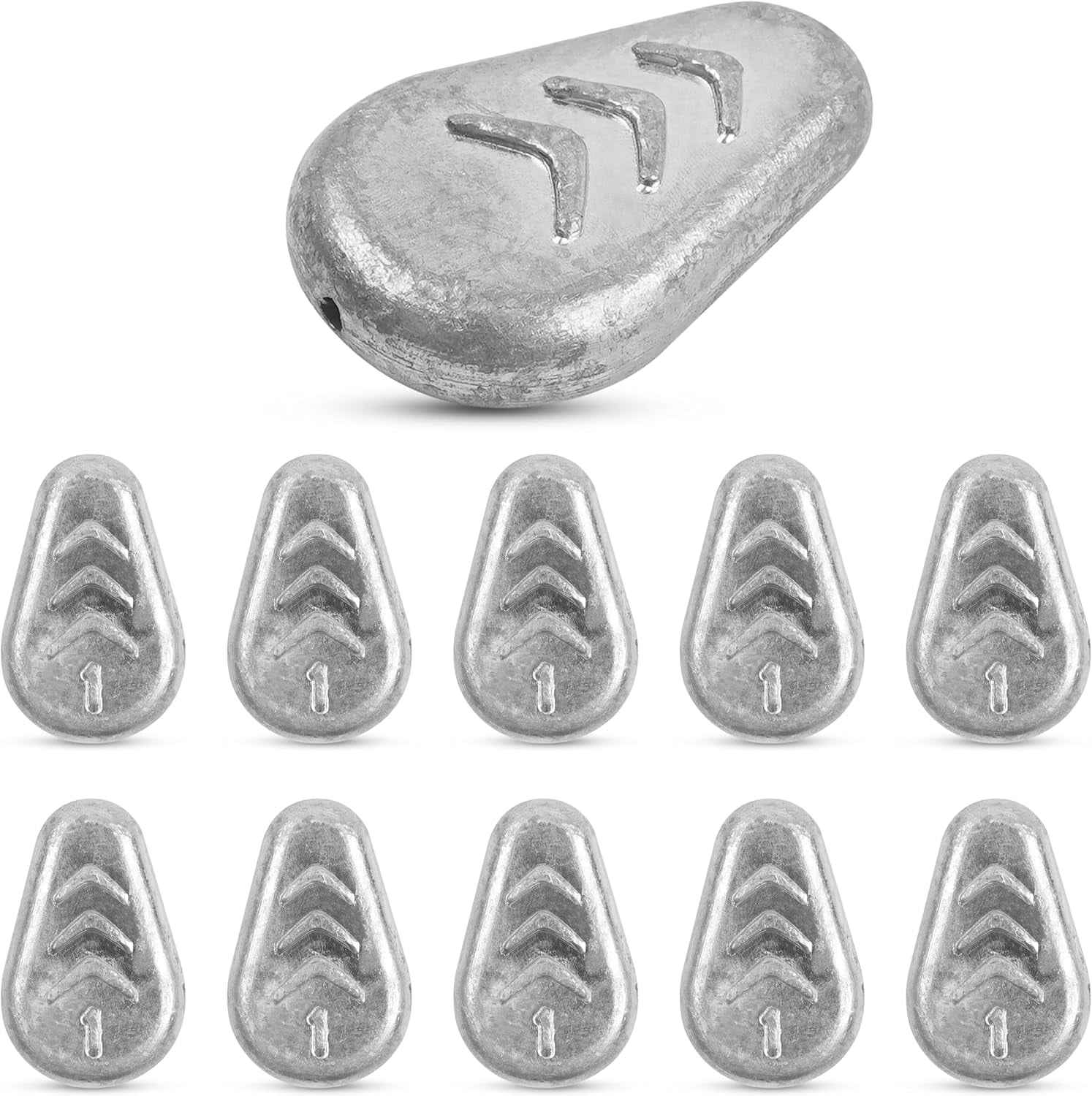No Roll Sinker Fishing Weights,Flat Inline Sinkers Weights No Snag Slip ...