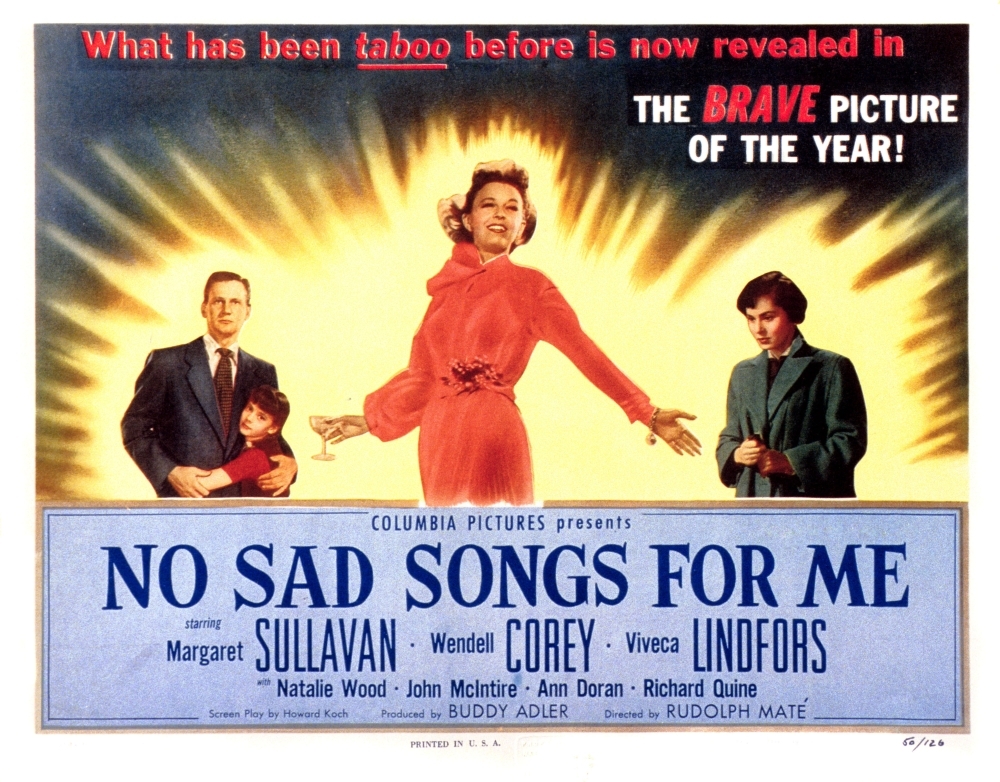 No Sad Songs For Me U Movie Poster Masterprint - Walmart.com