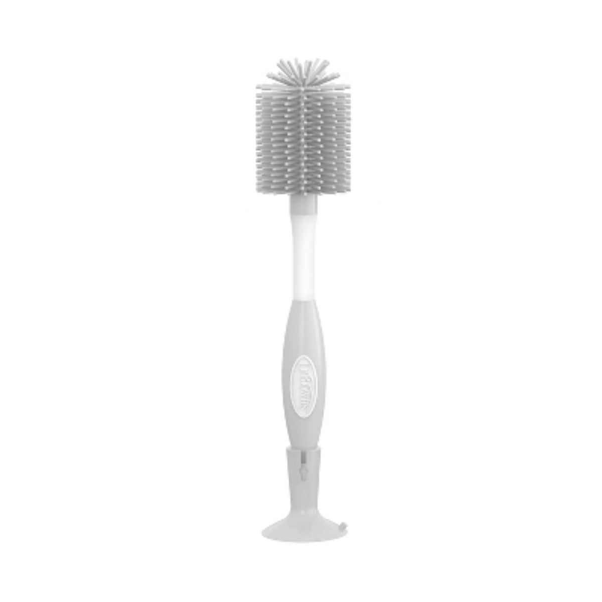No Scratch Gray Baby Bottle Brush with Stand - Soft Touch Bristles for ...