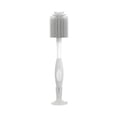 No Scratch Gray Baby Bottle Brush with Stand - Soft Touch Bristles for ...