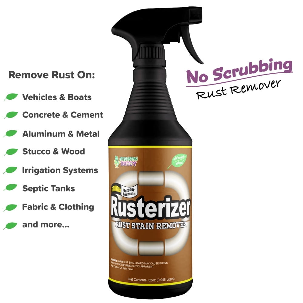 Green Bean Buddy Rust Remover, 32oz Surface Cleaner for Rust, Lime ...