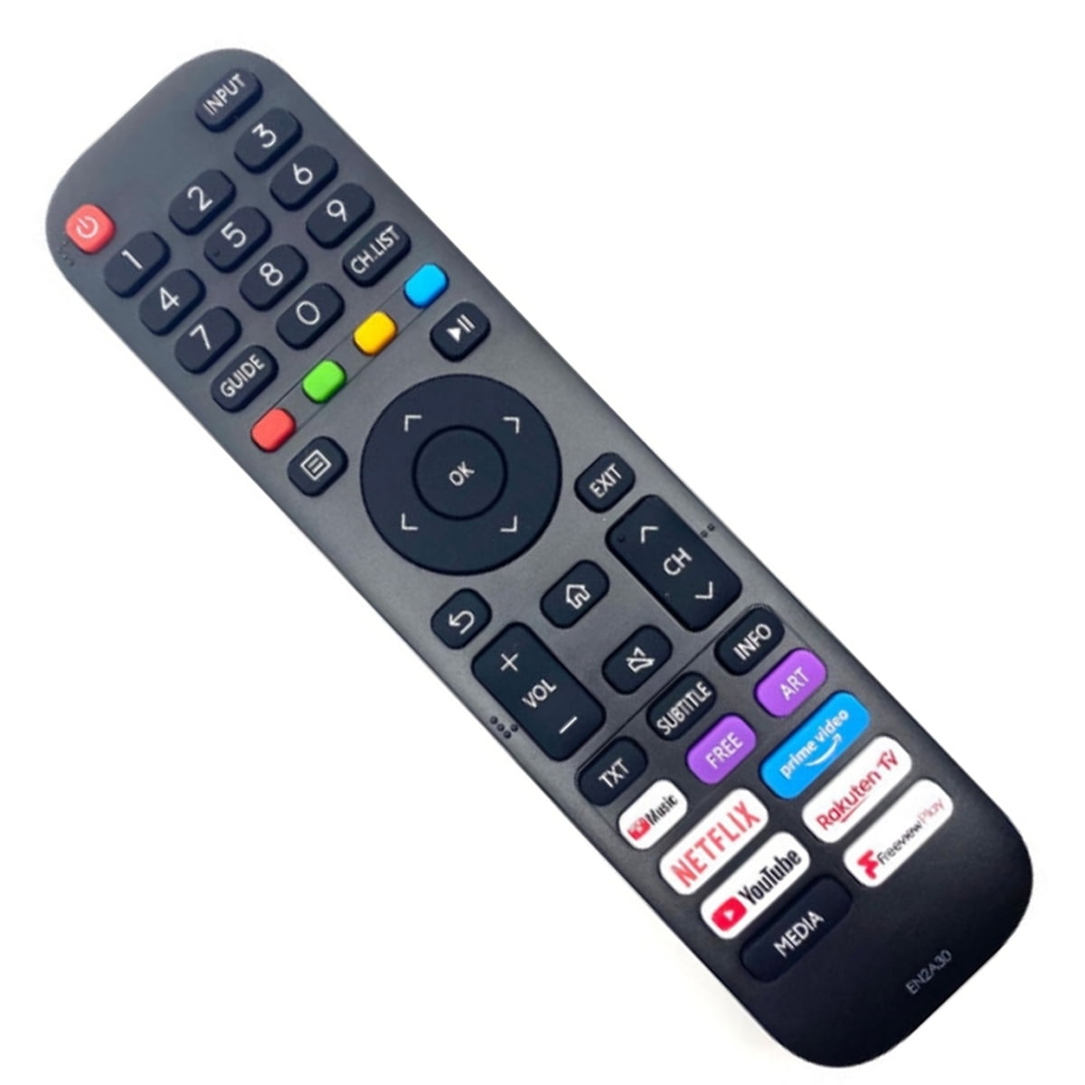 No Setup Required Smart Remote Control For Hisense Smart 4k Tv, Universal Replacement With ...