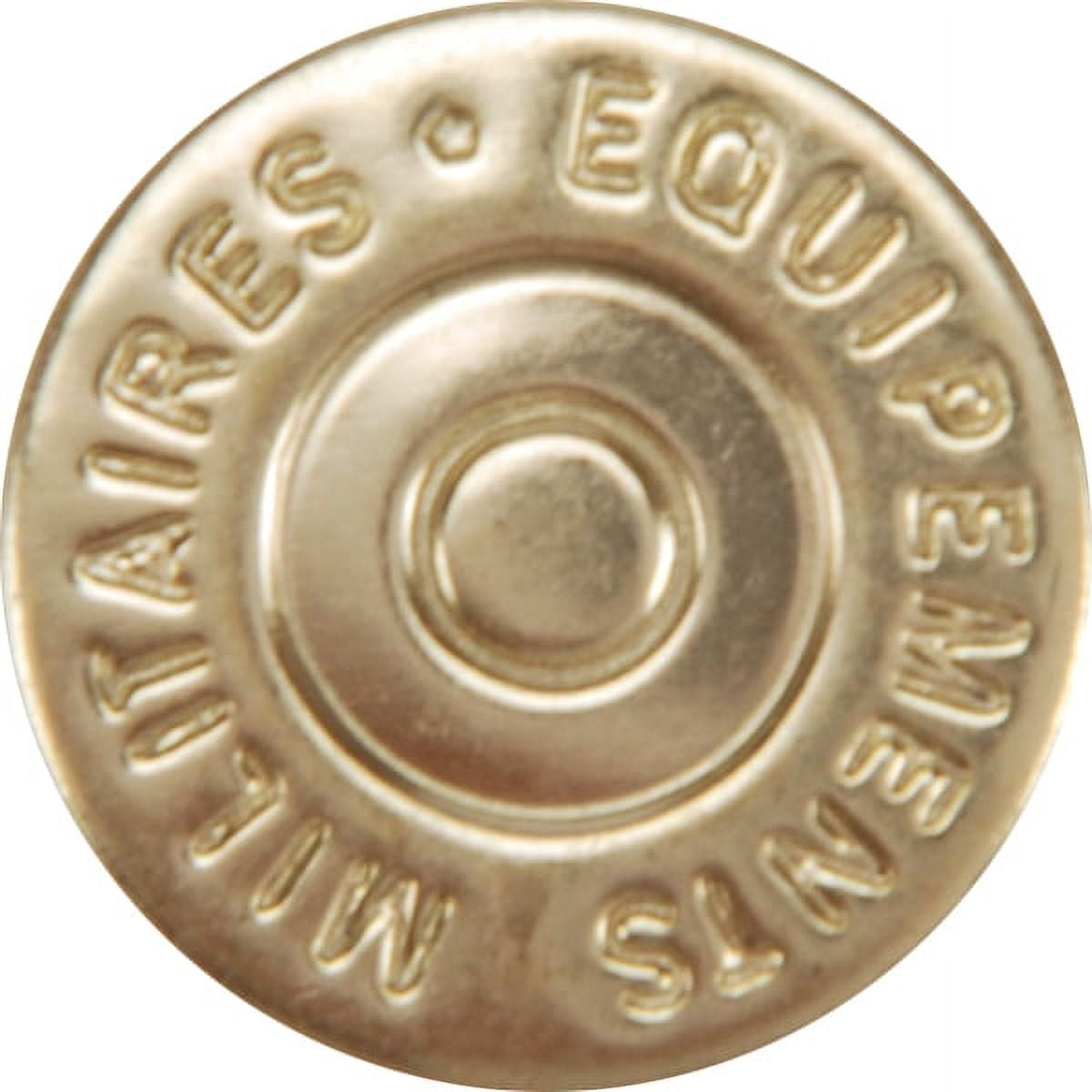 No-Sew Dungaree Buttons 5/8" 4/Pkg-Gilt - Walmart.com