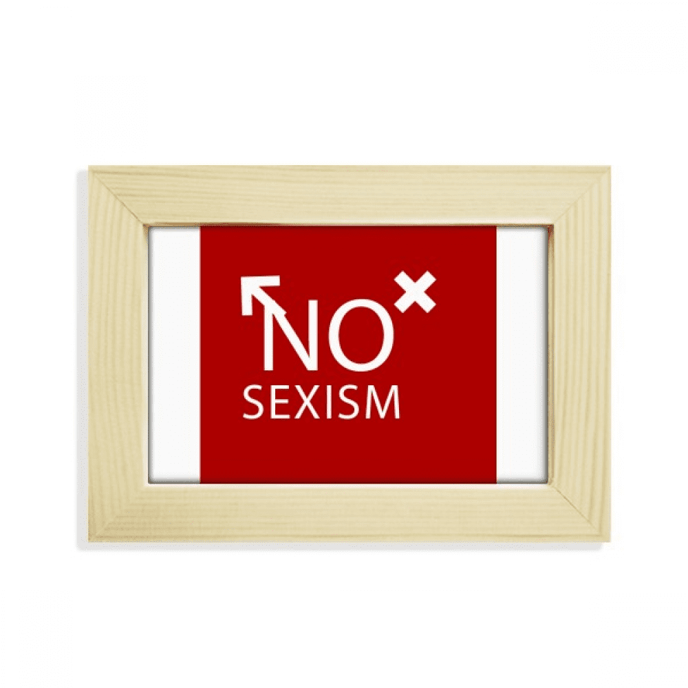 No Sexism Art Deco Fashion Desktop Decorate Photo Frame Picture Art 7486