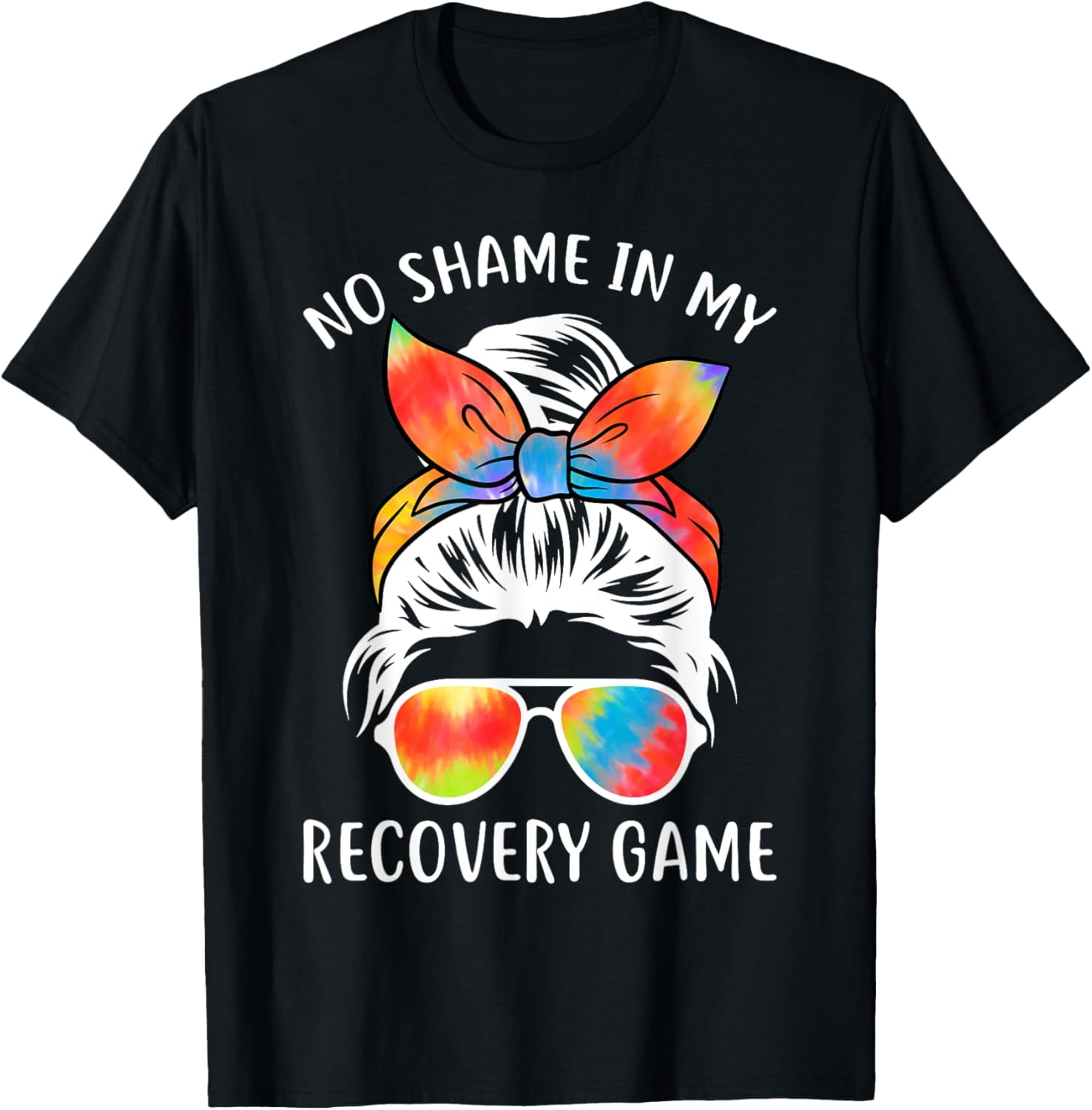 No Shame In My Recovery Game - Sobriety AA NA Anniversary T-Shirt ...