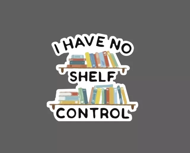 No Shelf Control Sticker Books Waterproof Sticker Phone Decal Water ...