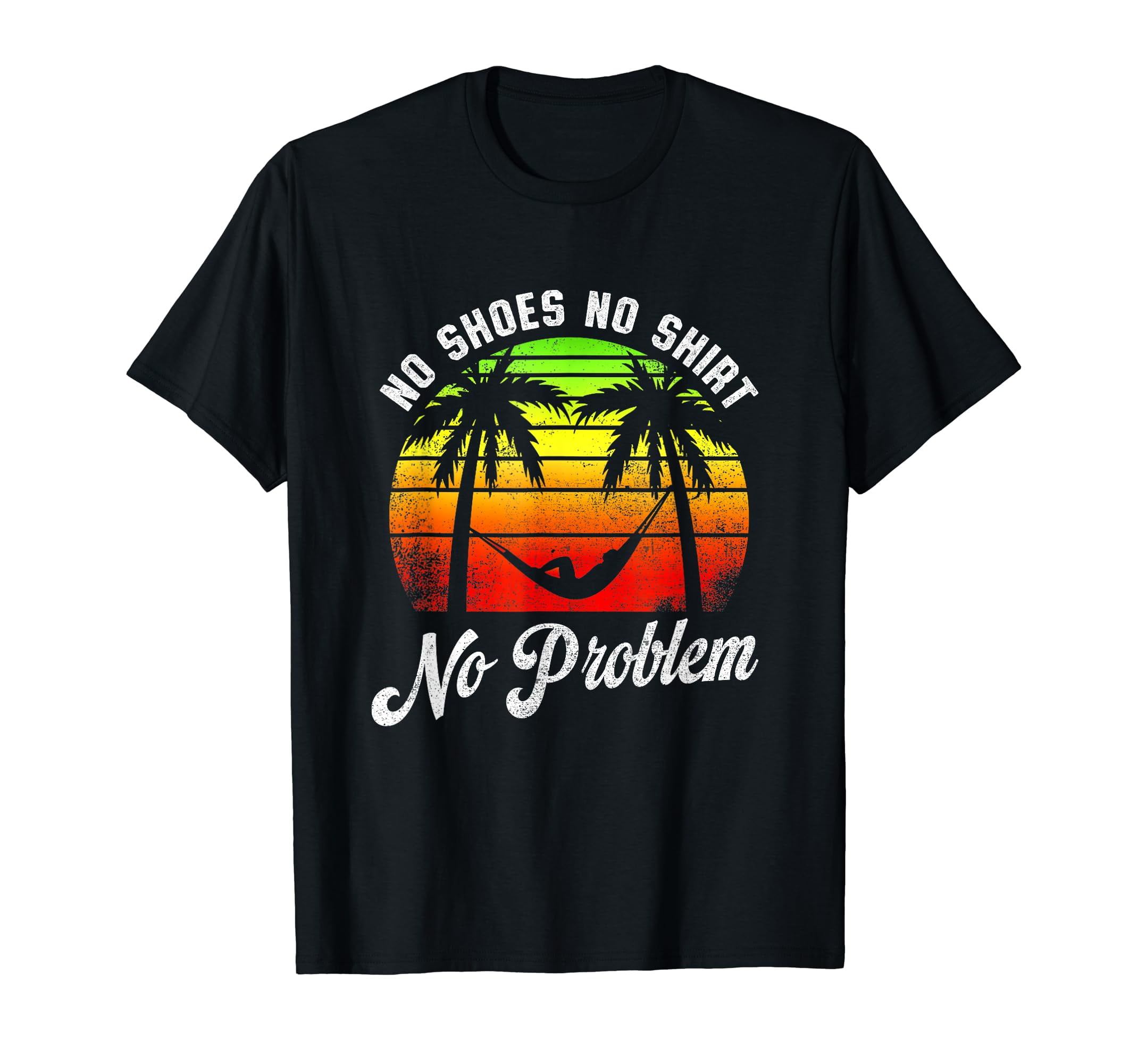 No Shoes No Clothes No Problem | Island Palm | Vacation T-Shirt ...