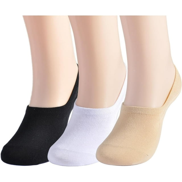 No Show Socks Women Non Slip Low Cut Socks Cotton Short Socks for Women ...
