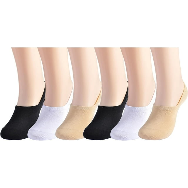 No Show Socks Women Non Slip Low Cut Socks Cotton Short Socks for Women ...