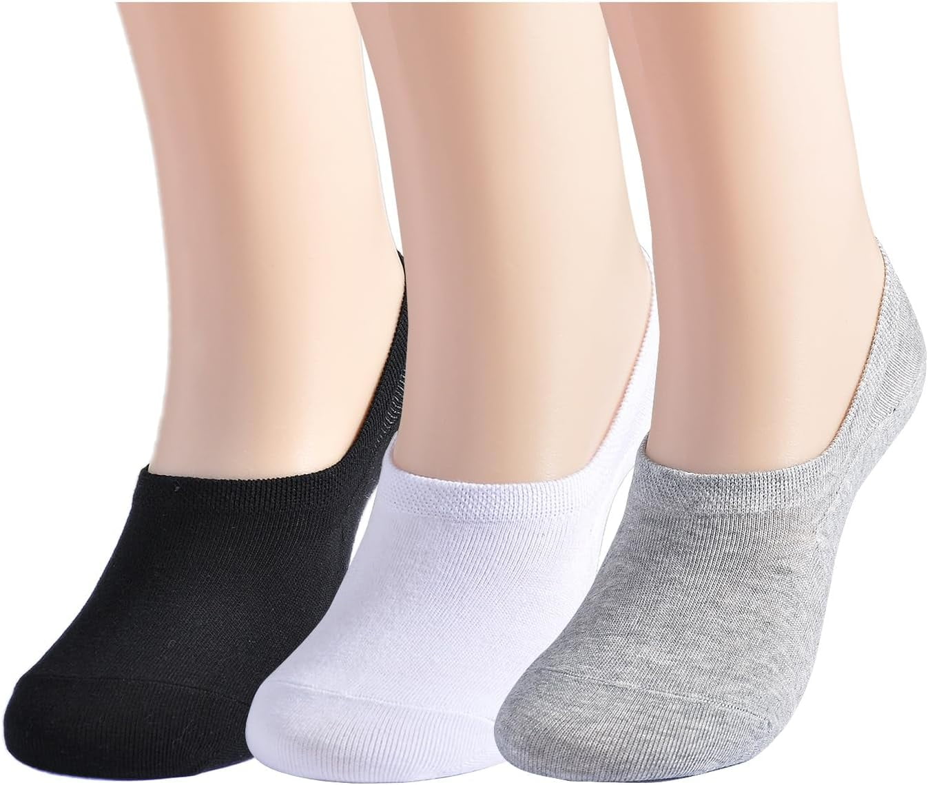No Show Socks Women Non Slip Low Cut Socks Cotton Short Socks for Women ...