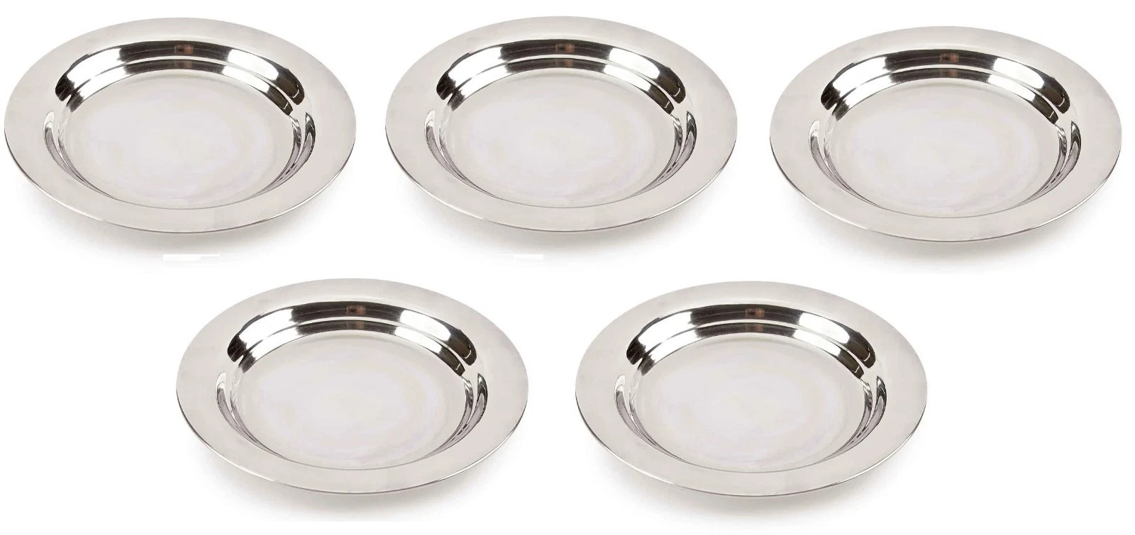 No Slip Cat Plate Bulk Packs Heavy Weight Stainless Steel Silicon ...