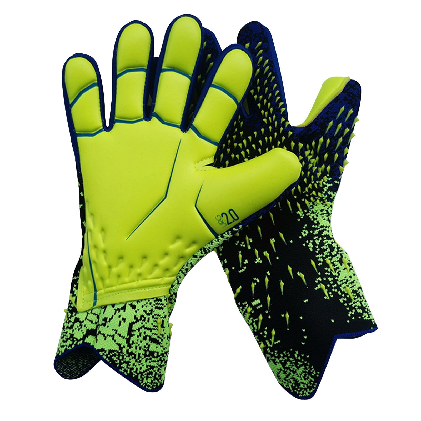 No Slip Football Gloves Youth And Adult Sizes Receiver Glove With High ...