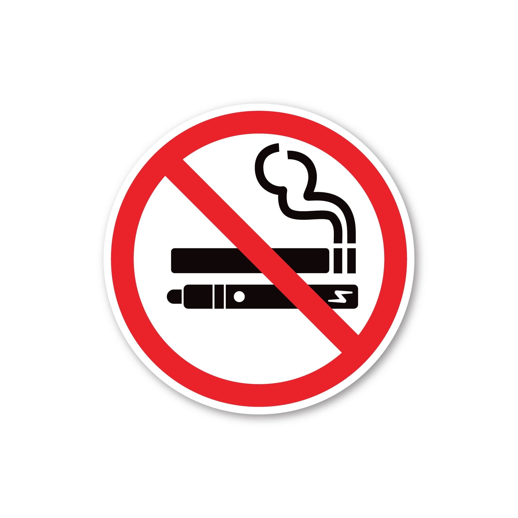 No Smoking / No Vaping - Circle design - Magnet - Walmart.com