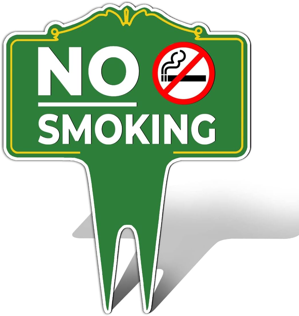 No Smoking Sign Caution Metal Sign Safety Signs for Street Yard Home ...
