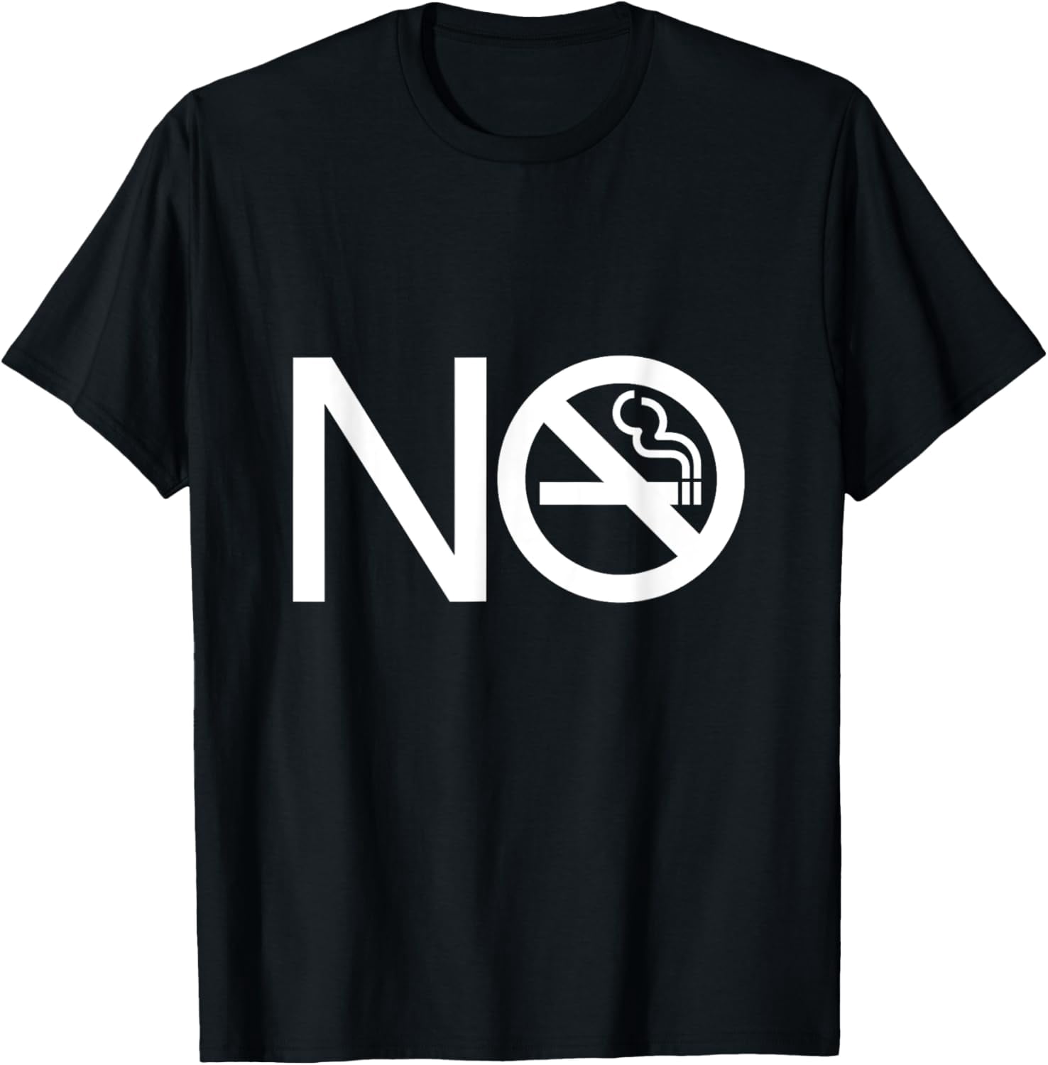 No Smoking Sign Quit Stop Anti-Smoking Symbol Smoke Free T-Shirt100 ...