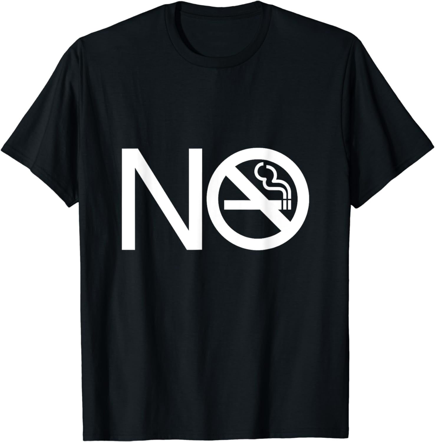 No Smoking Sign Quit Stop Anti-Smoking Symbol Smoke Free T-Shirt ...