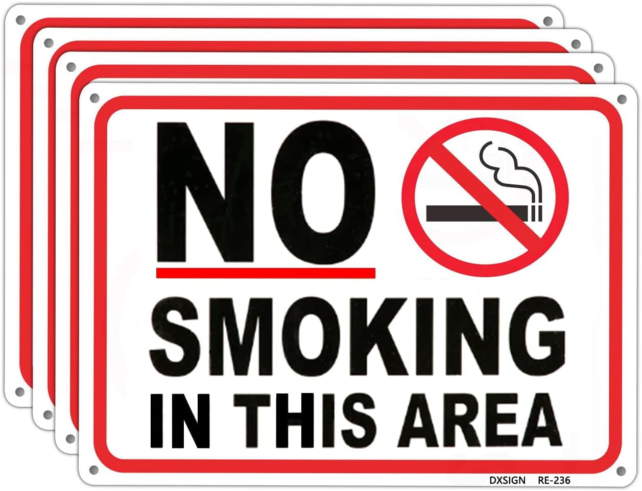 No Smoking Signs for Business No Vaping Sign 12x16Inches Rust Free ...