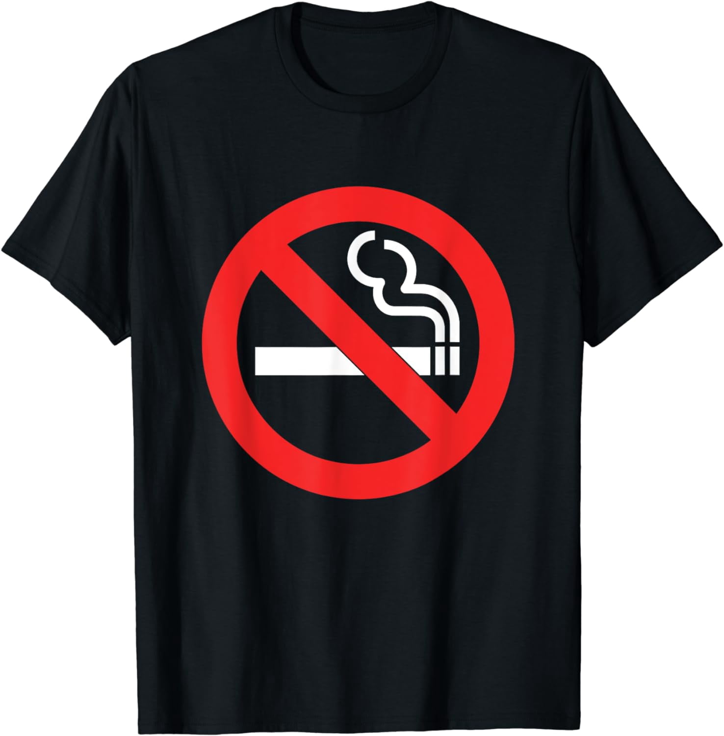 No Smoking Symbol T-Shirt - Walmart.com