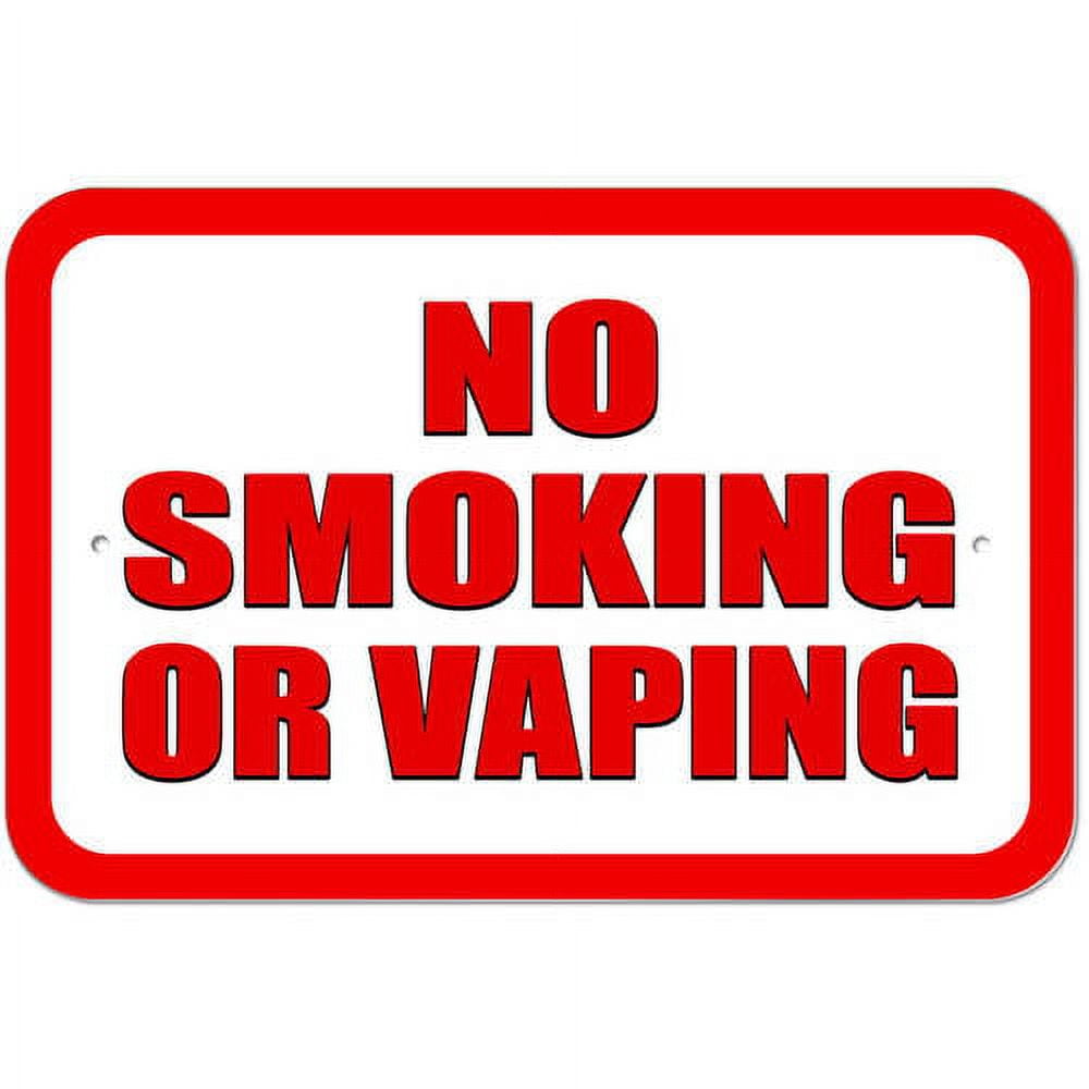 No Smoking or Vaping Sign - Walmart.com