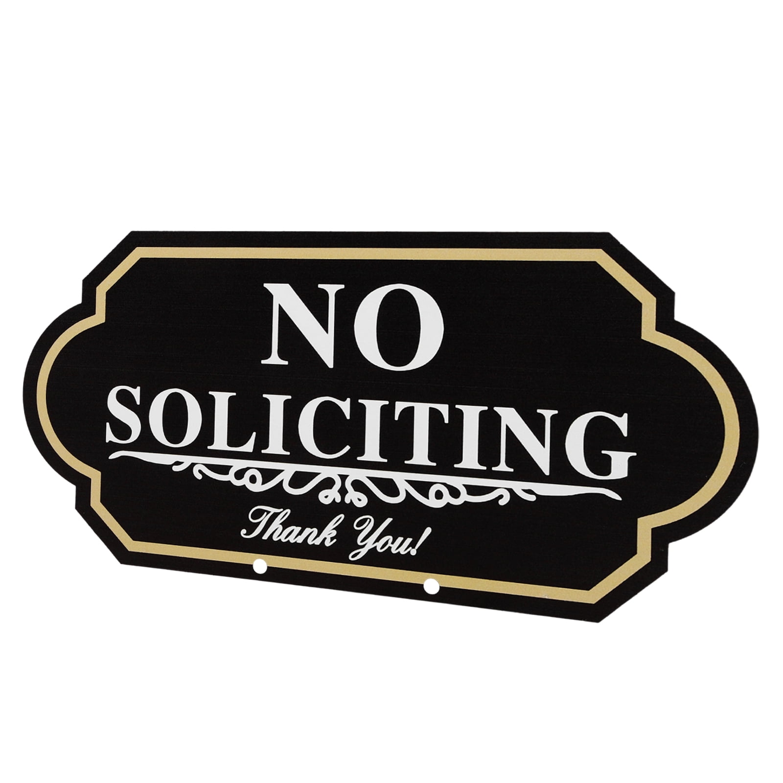 No Solicitation Sign Soliciting Door Signs Reflective Metal Signage ...