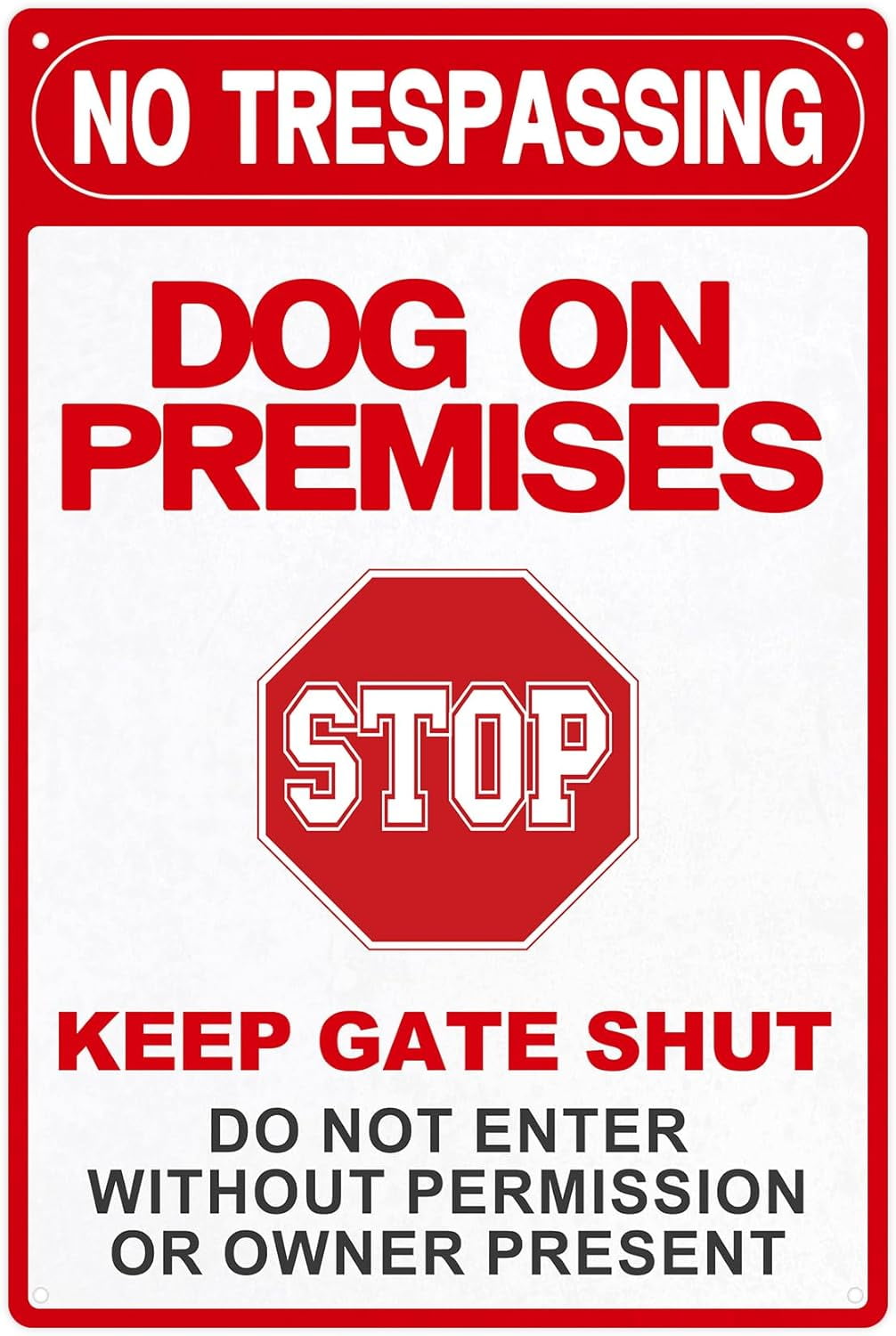 No Soliciting Sign 8"x12", Absolutely No Soliciting, Do Not Ring Bell ...