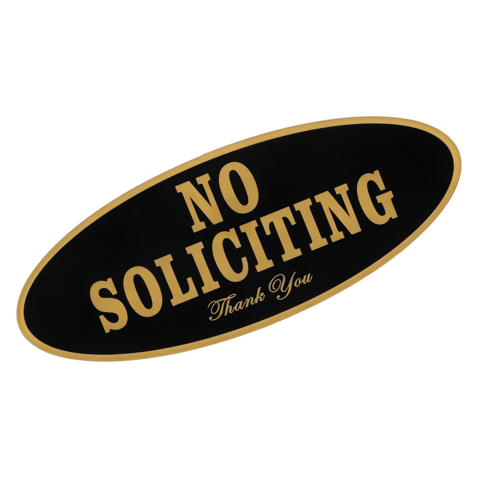 No Soliciting Sign For Houses Self-Adhesive Acrylic No Solicitors Sign ...