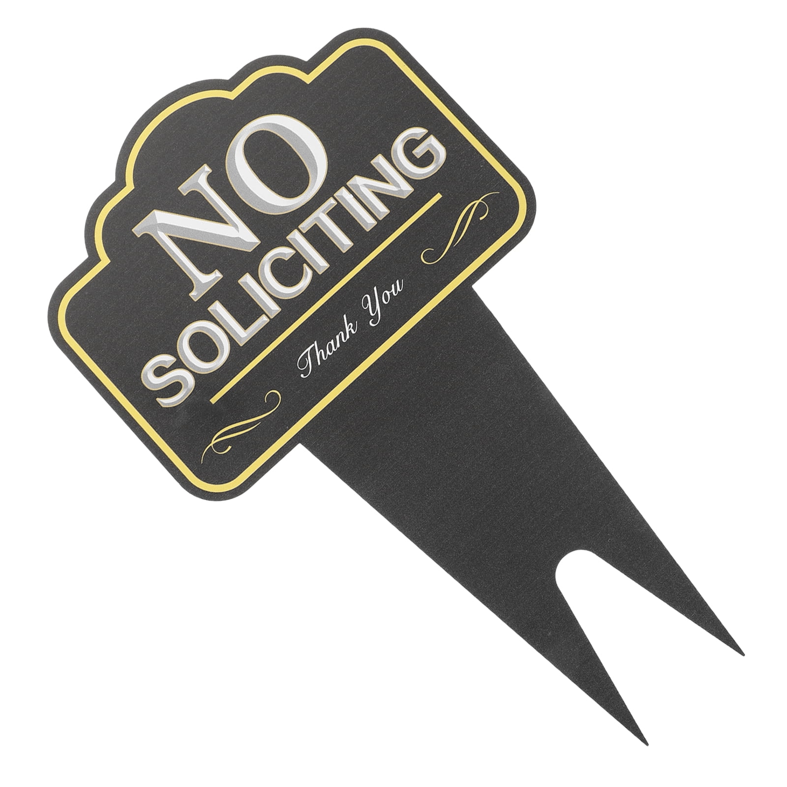 No Soliciting Stake No Soliciting Yard Sign Front Yard No Soliciting ...