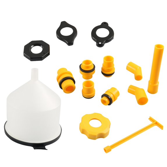 No-Spill Coolant Funnel set Radiator Bleeder Funnel set Near Universal ...