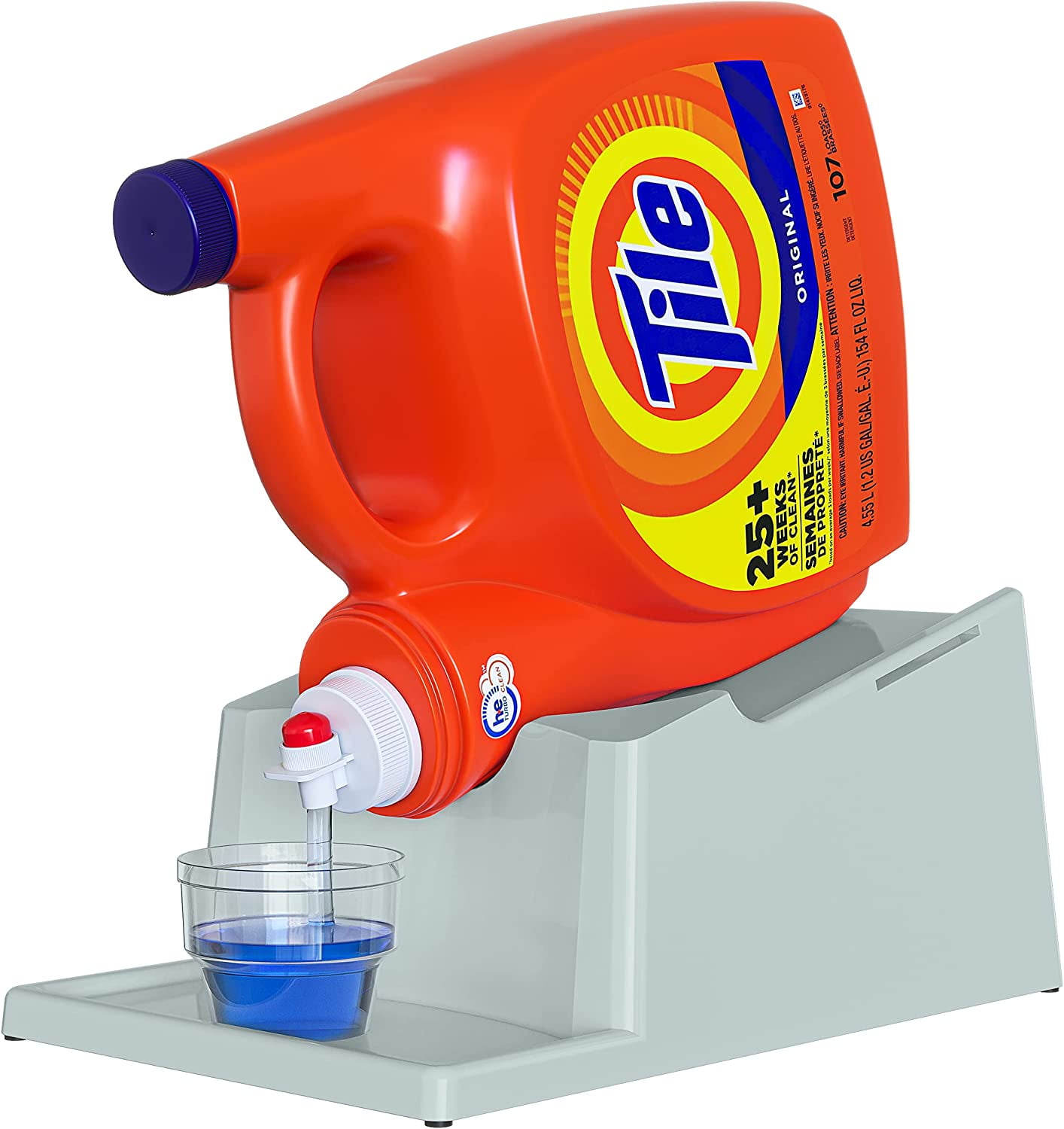 No-Spill Liquid Laundry Detergent Holder Organizer And Drip Tray For ...