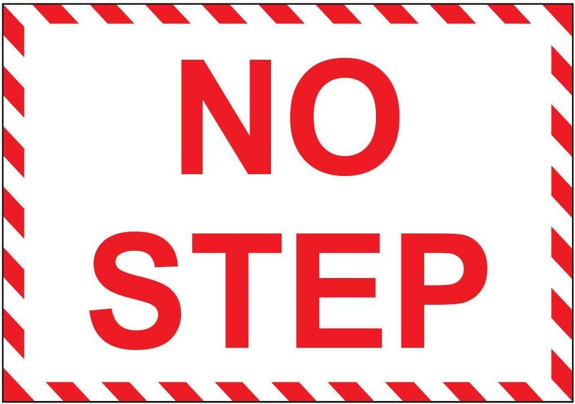 No Step Vinyl Sticker Decal 8" - Walmart.com
