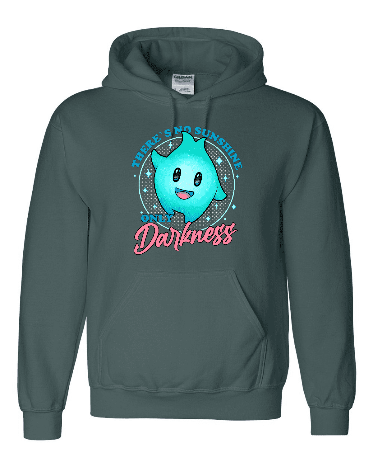 No Sunshine Only Darkness Goth Emo Moody Aesthetic Quote Hoodie Shirt ...