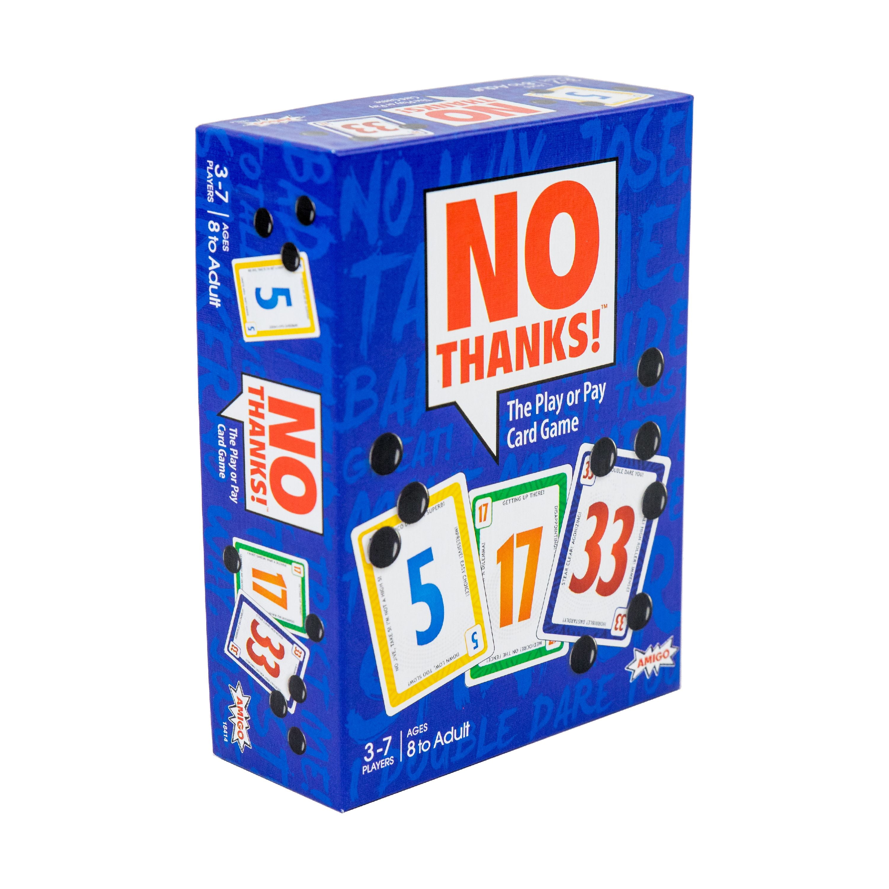 No Thanks! Party Card Game with Chips - Walmart.com