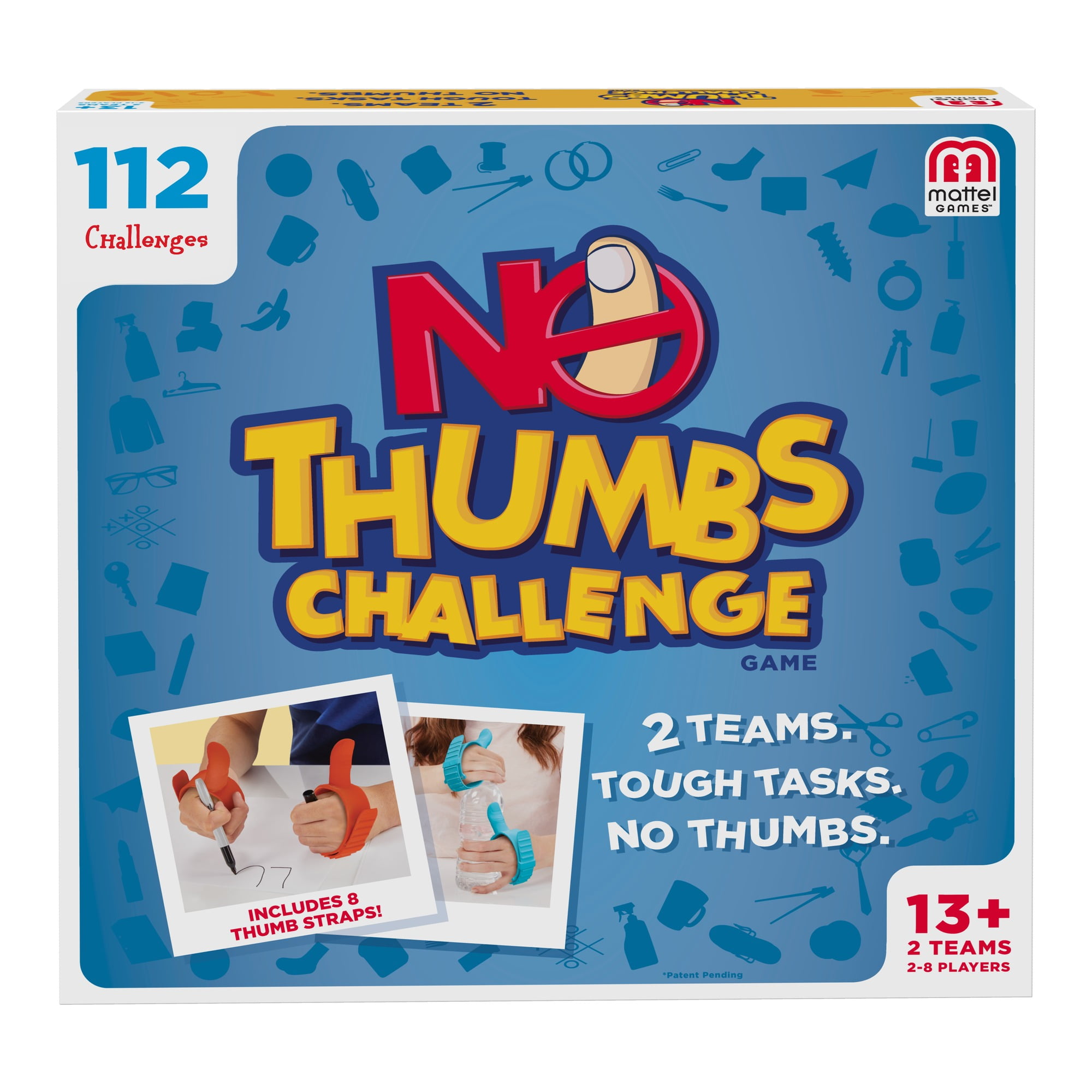No Thumbs Challenge Game For 2 To 8 Players Ages 13 Years And Older ...