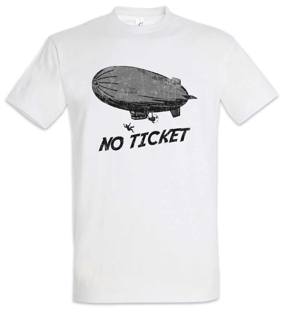 No Ticket T-Shirt Indiana Fun Jones and the Zeppelin last Crusade ...
