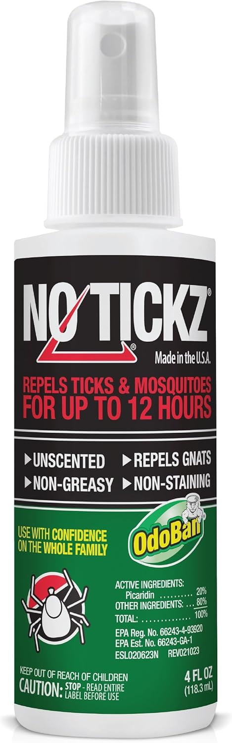 No Tickz Tick Repellent, Effective for Ticks, Mosquitoes and Biting ...