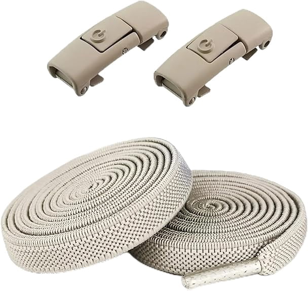 No Tie Elastic Shoelaces with shoelace lock clips for Adults Stretch ...