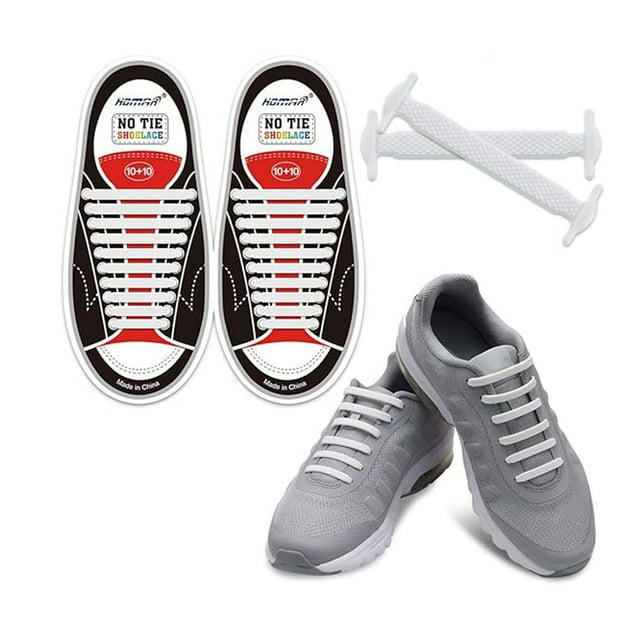 No Tie Shoe Laces, Elastic Shoe Laces for Sneakers, No Tie Shoelaces ...